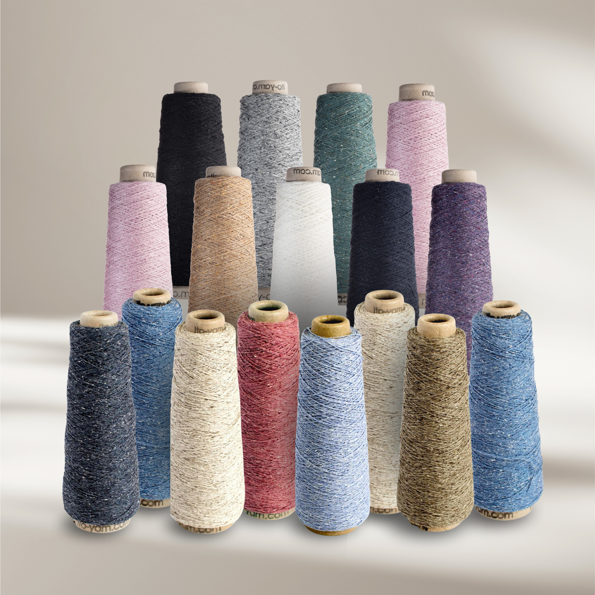 Organic Silk Noil Weaving Yarn Cone | Revolution Fibers