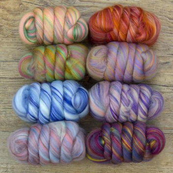 Stunning Dyed Wool Roving for Fiber Arts | Revolution Fibers ...