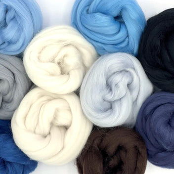 Stunning Dyed Wool Roving for Fiber Arts | Revolution Fibers ...