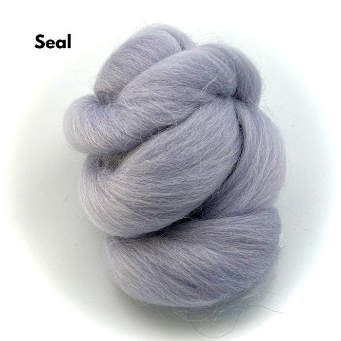 Corriedale Collection | Soothing Elements Bundle of Dyed Wool Tops | 1 ...